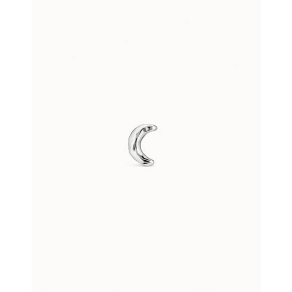 UNODE50 | Jewelry | New Unode5 Moon Piercing Stud Earrings In Silver ...